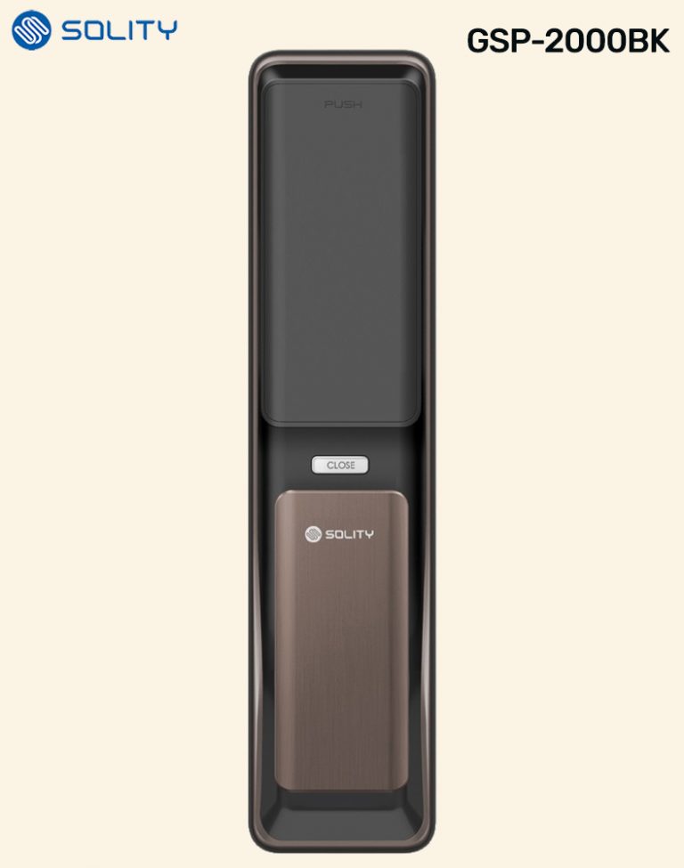 Solity GSP-2000BK Push-Pull Digital Lock | Solity Smart Locks