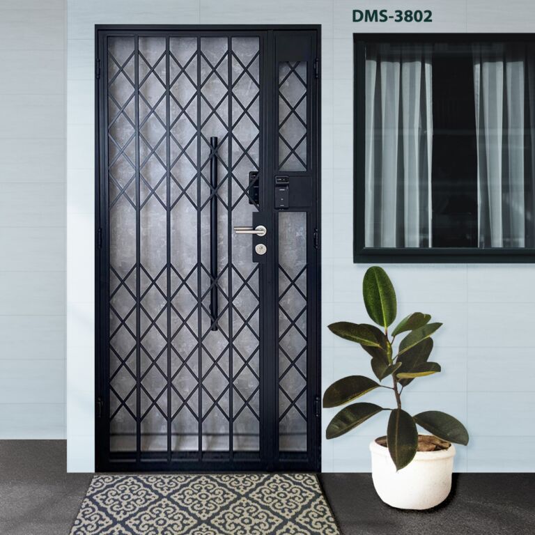 Stylish Metal Gates for HDB: Mild Steel gate Collection in SG-3802