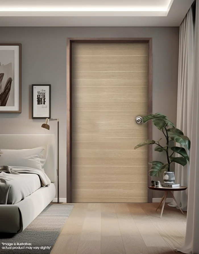 Laminate Bedroom Door -DVB-W022 - DoorVisual