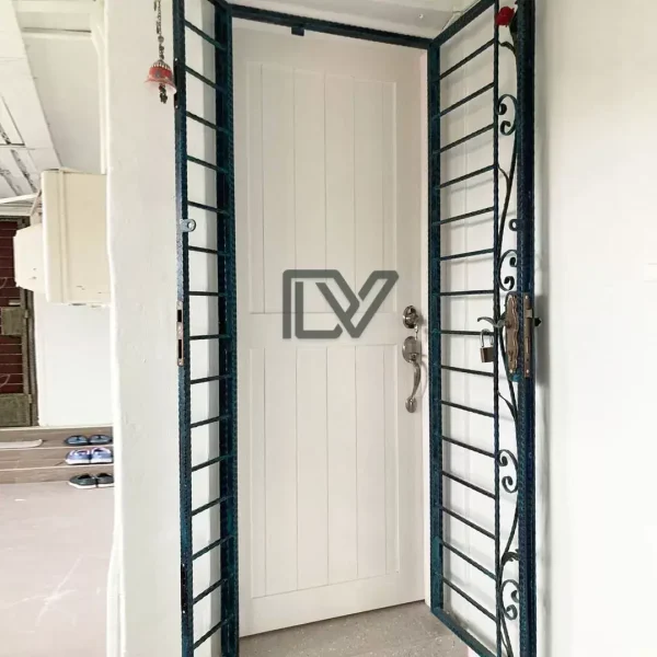 Barn Bedroom Door | Modern Framed Mid Rail Barn Bedroom Door