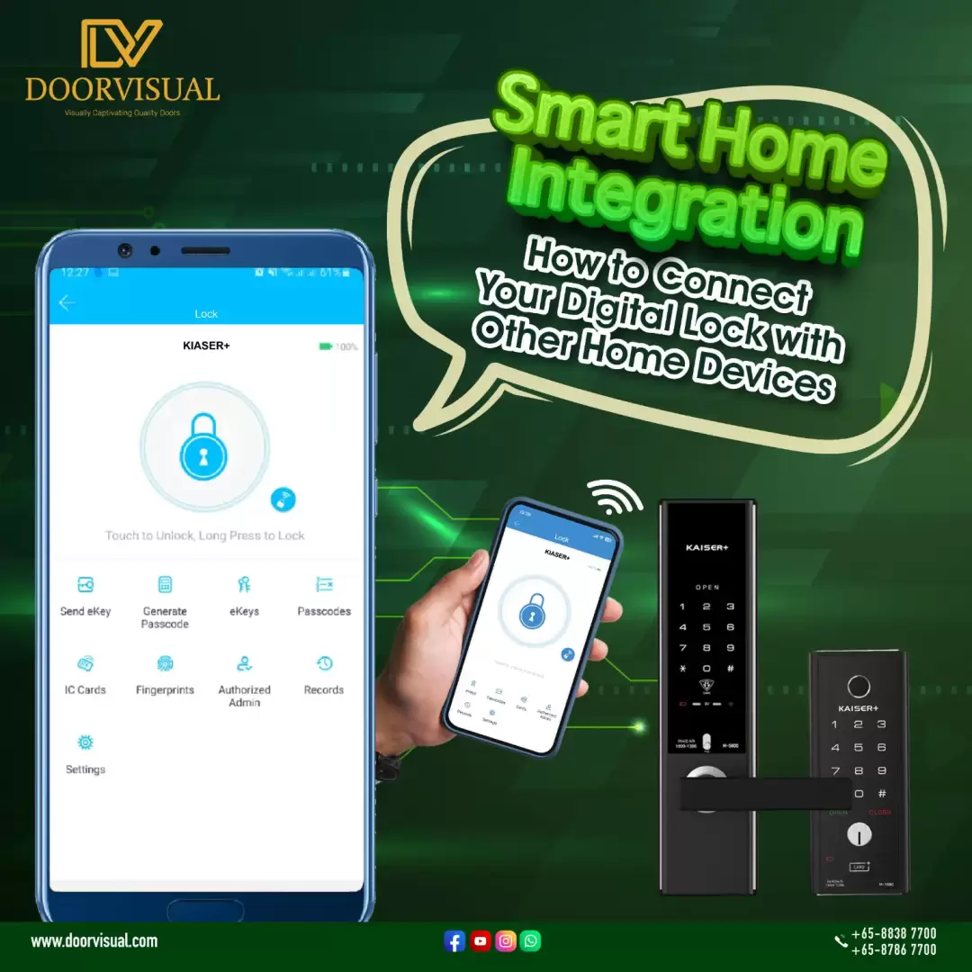 Digital Lock Integration: Connect with Smart Home Devices